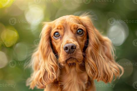 Curious Cocker Spaniel With Long Ears And Expressive Eyes Ideal For Classic And Timeless