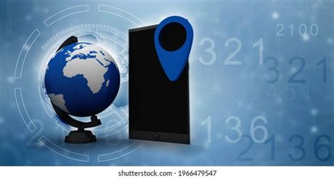 3d Illustration Mobile Gps Navigation Concept Stock Illustration