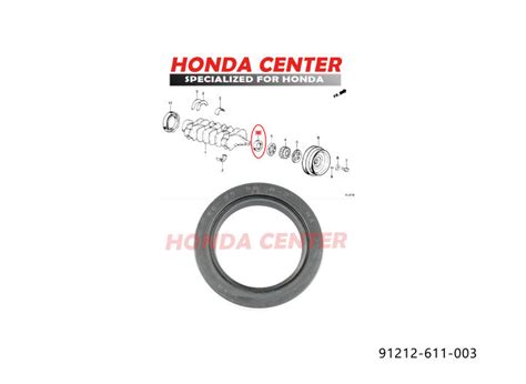 Seal Crankshaft Kruk Krek As Depan Seal Puli Pully Timing Accord Civic