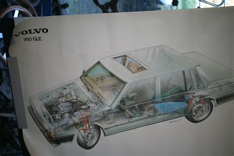 poster Volvo760GLE sedan Röntgen Zwedenparts