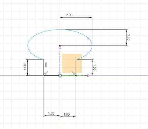 solved ellipse sketch won t lock autodesk community