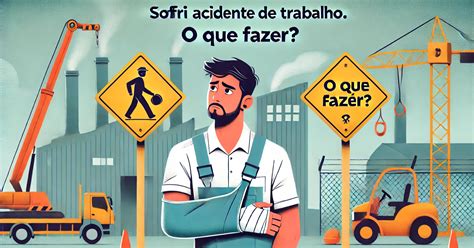 Sofri Acidente De Trabalho O Que Fazer Alfredo Negreiros Advocacia