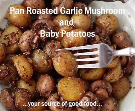 Foxy Folksy Modern Filipino Kitchen Pan Roasted Garlic Mushrooms