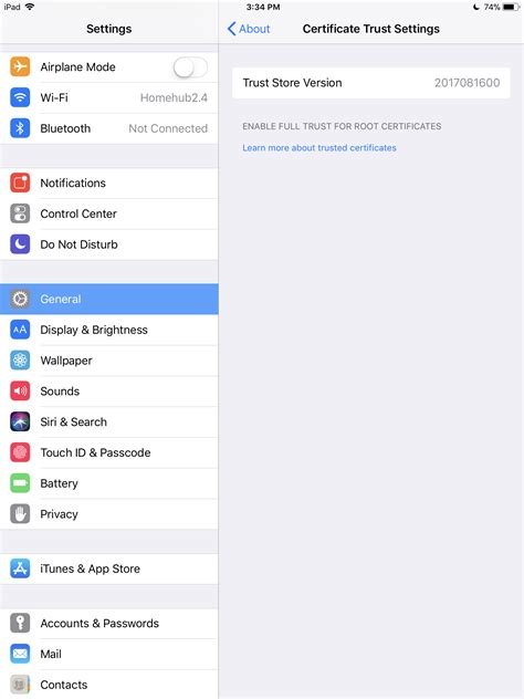 Ssl How To Install Self Signed Certificates In Ios 11 Stack Overflow