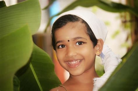 Premium Photo Close Up Portrait Of Smiling Kerala Girl