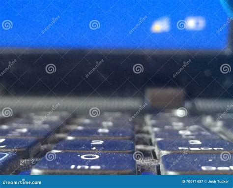 Computer Keyboard And Screen Stock Image Image Of Computer