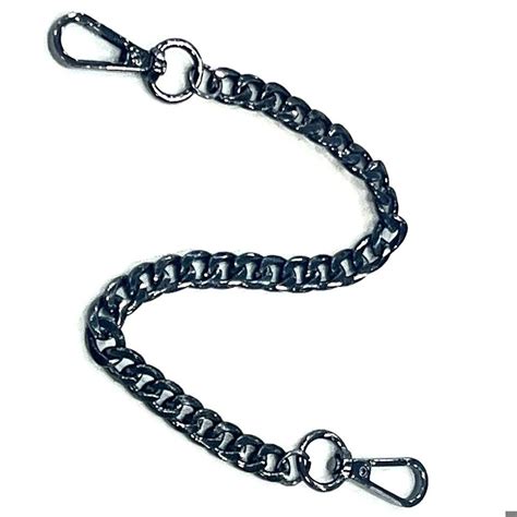 새 검정색 클립형 허리 체인 합금 회중 시계 줄 끈 헬로마켓