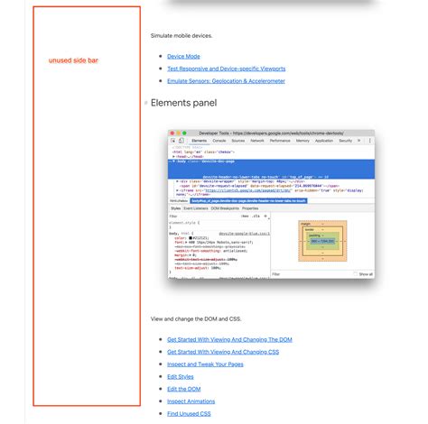 Show TOC In Sidebar While Scrolling Issue GoogleChrome Developer Chrome GitHub