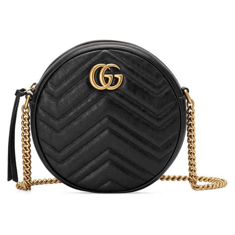 Gucci Gg Marmont Mini Round Shoulder Bag Best China Fake Bag Supplier