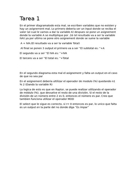 Tarea 1programación Pdf