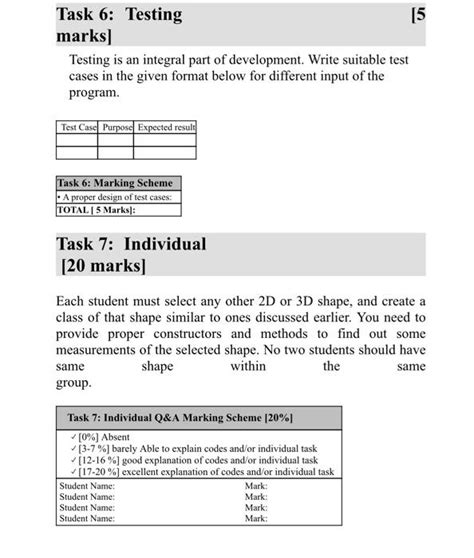 Solved Task 1 Interface Shape 14 Marks Create An