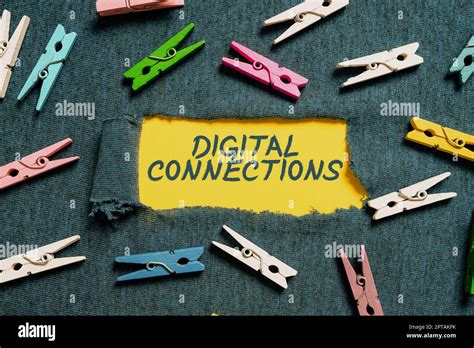 Conceptual Display Digital Connections Conceptual Photo Virtual