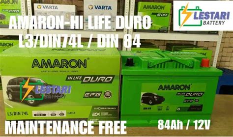 Jual Aki Kering Audi A4 Amaron Hi Life Pro Din 84 58024 Di Seller