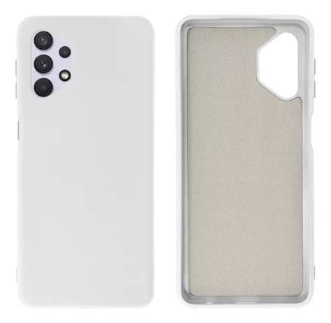 Funda De Silicona Para Galaxy A G Color Blanco Aterciopelado MercadoLibre
