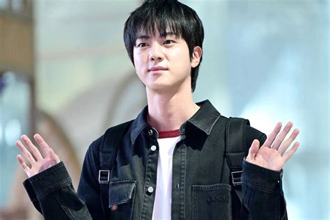 Photos Jin Departing Incheon International Airport For Milan Fashion