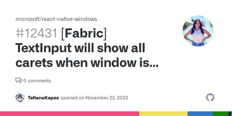 [fabric] textinput will show all carets when window is minimized and