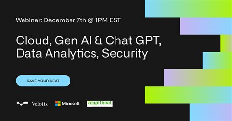 Cloud Gen Ai And Chat Gpt Data Analytics Security Velotix