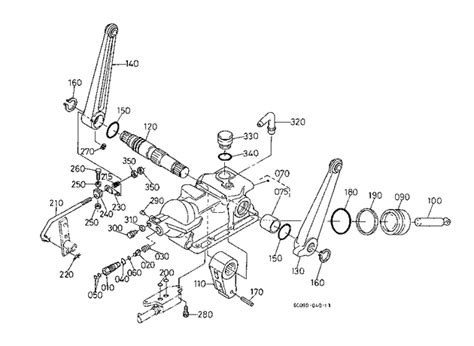 Kubota B7300hsd Parts Hydraulic System T09100 Hydraulic Cylinder Case