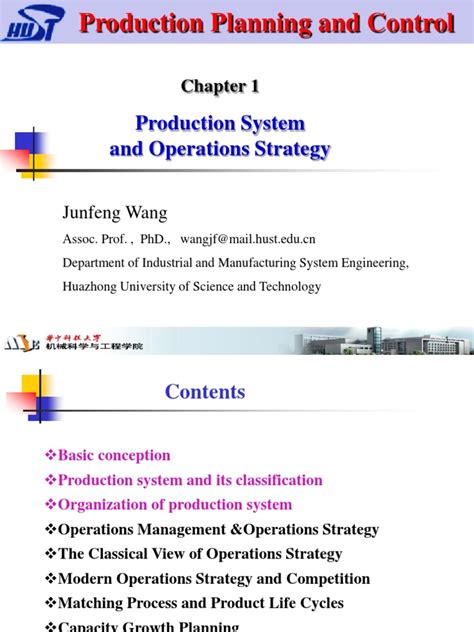 Pdf Chap1－01 Production System And Operations Strategy 王峻峰 Dokumentips