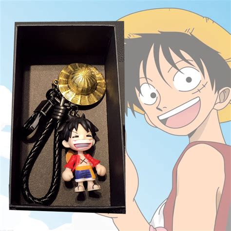 One Piece Key Chain Bag Pendant Diy Creative Metal Key Chain Ring Lazada