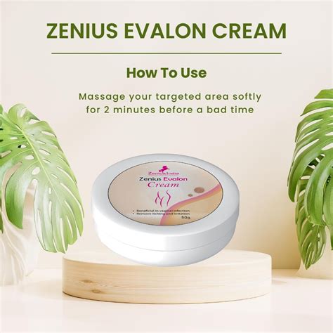Zenius Evalon Cream Vaginal Infection And Dryness 50g Cream Indic Brands