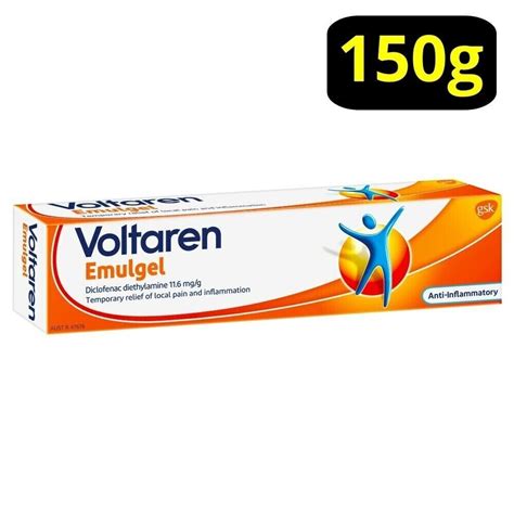 Voltaren Emulex Inflammation In Muscles Joints 150gr