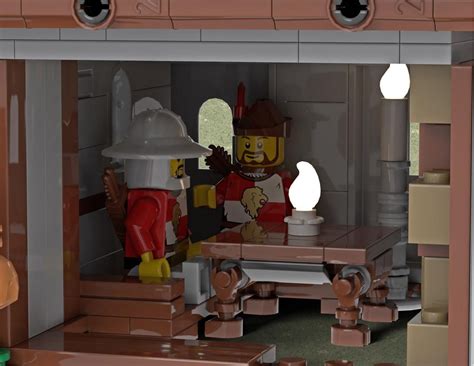 Lego Moc Stronghold Barracks By Legocionado Rebrickable Build With Lego