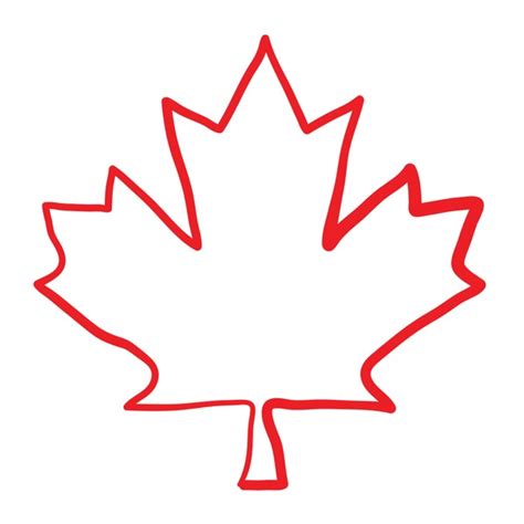 Canada Leaf Outline