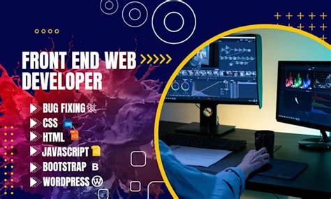 Be Your Front End Web Developer Using Html Css Bootstrap React By