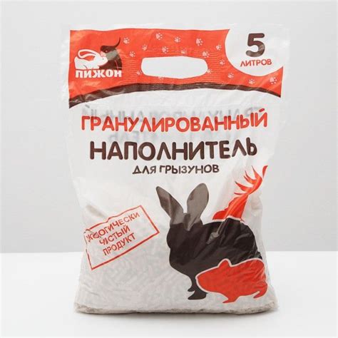 Гранулированный наполнитель "Пижон" для грызунов, 5 л - купить с ...
