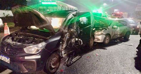 Choque Múltiple Y Demora De 10 Km En La Autopista La Plata Buenos Aires