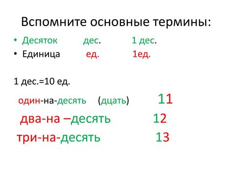 Запись и чтение чисел второго десятка презентация онлайн