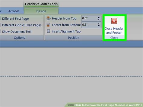 How To Remove The First Page Number In Word Steps