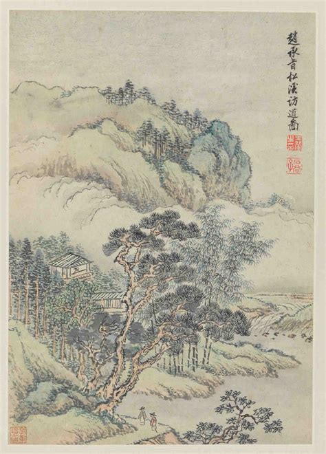 清 王翚 摹古山水册6帧纸本31 521 5国画超高清大图原图扫描真迹全图书画图片下载