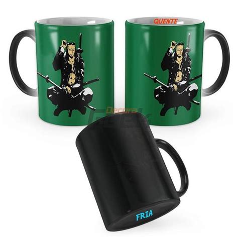 Caneca Mágica One Piece Zoro Roronoa Decora Geek Canecas Magazine
