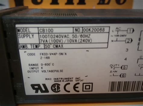 Rkc Cb100 Temperature Controller