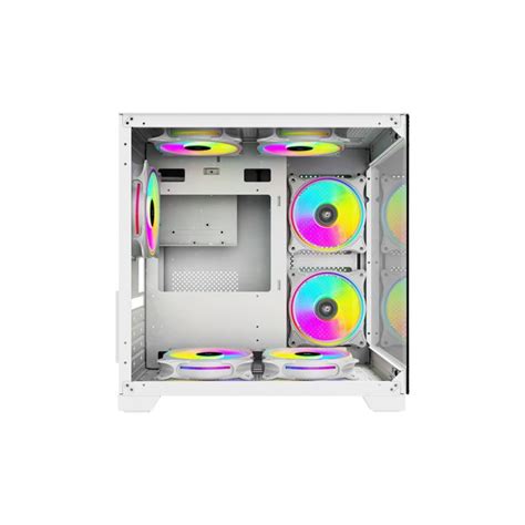 Jual Venomrx Daemon Continental S5 Black White Matx Gaming Case