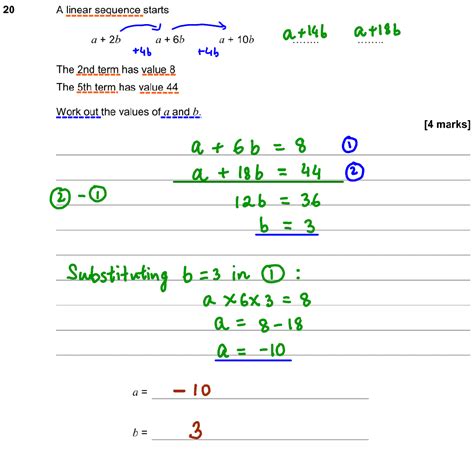 GCSE Simultaneous Equations Questions And Answers