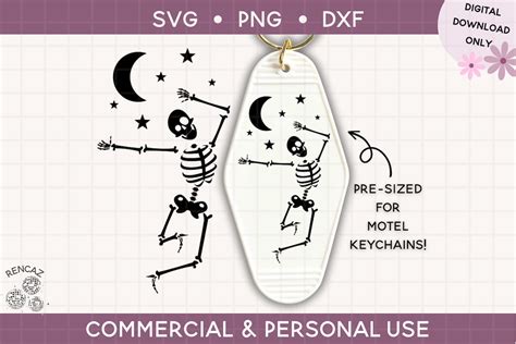 Motel Keychain Svg Keychain Cut File For Cricut And Silhouette Funny