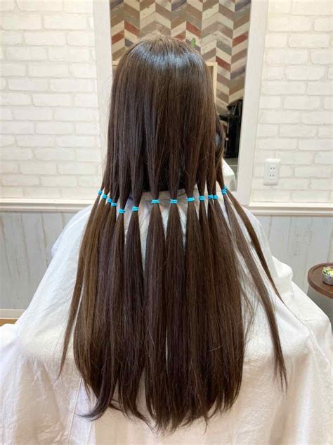 45センチのヘアドネーション 仙台市錦町にある美容室ヘアサロンtokotoko（トコトコ）