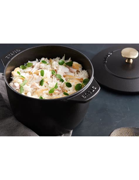 Cocotte En Fonte Staub Gohan Spéciale Riz Noir Mat