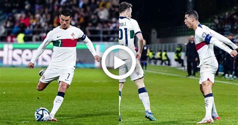 Video Cristiano Ronaldo Amazing Goal Against Liechtenstein Portugal