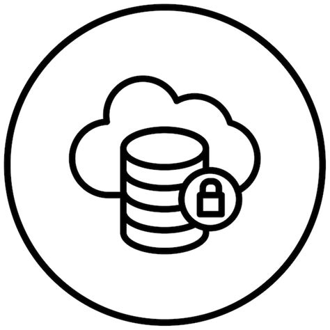 Premium Vector Secure Cloud Vector Illustration