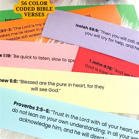 Christian Bible Verses Color Coded Scripture Jar Read Me When Jesus