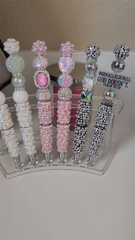 Beadistry Designs On Instagram Pearl Bling Beaded Pen For Journaling Link In Bio