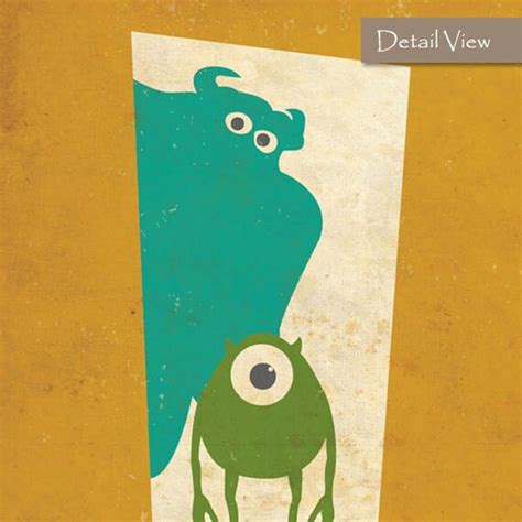 Monsters University Minimalist Poster