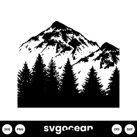 Mountain Svg Bundle Vector For Instant Download Svg Ocean — Svgocean