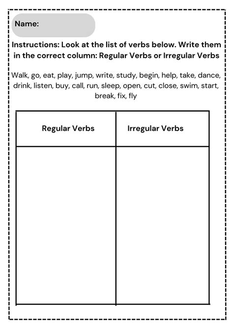 Regular And Irregular Classification