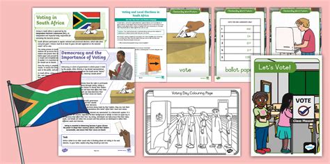 Voting And Elections In South Africa Pack Teacher Made