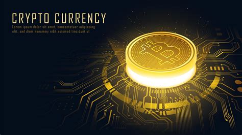 Golden Bitcoin Blockchain Technology Isometric Concept 2074961 Vector Art At Vecteezy